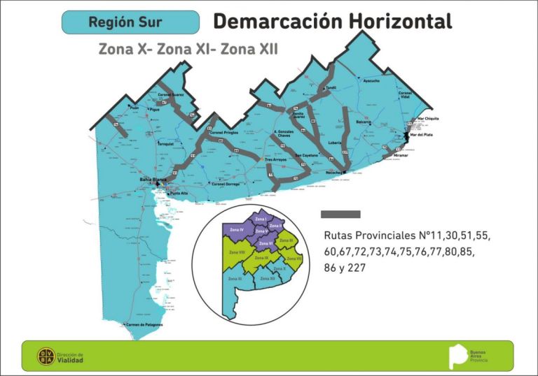 La Provincia lanza el Plan de Señalización Horizontal de Rutas ...
