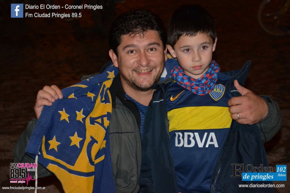 Pringles, al grito del ¡dale campeón! boquense | El Orden de Pringles