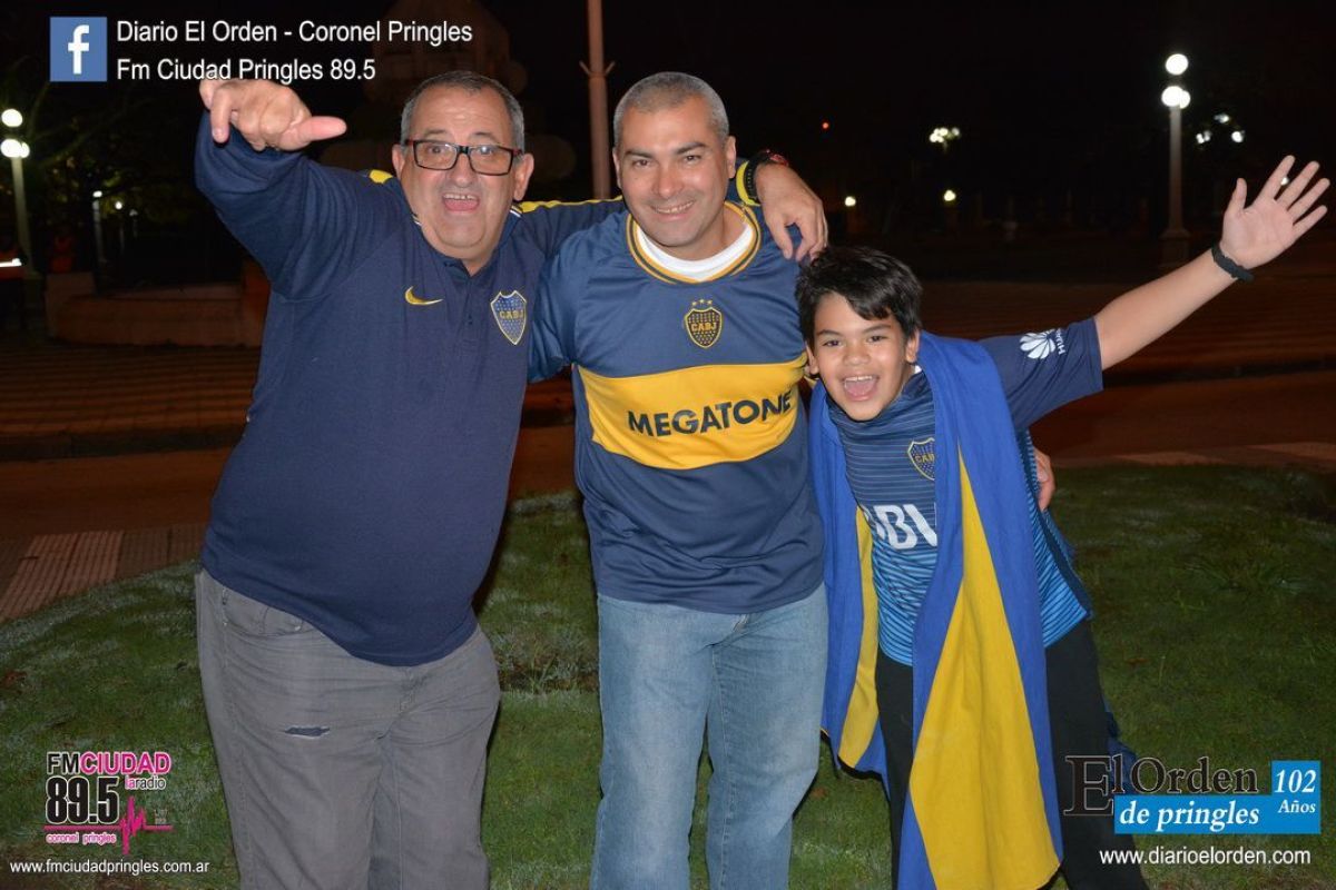 Pringles, al grito del ¡dale campeón! boquense | El Orden de Pringles