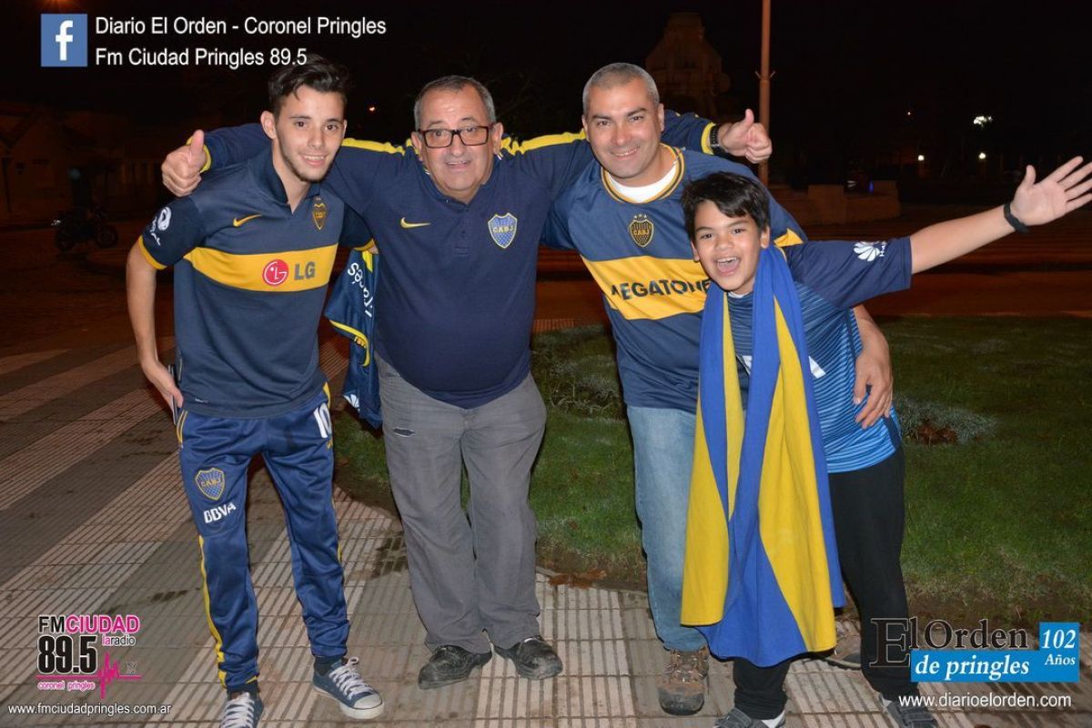 Pringles, al grito del ¡dale campeón! boquense | El Orden de Pringles