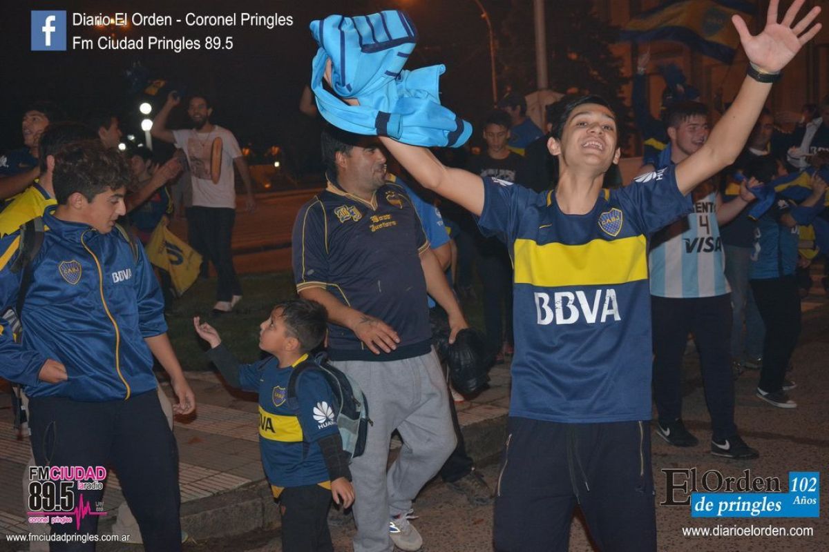 Pringles, al grito del ¡dale campeón! boquense | El Orden de Pringles