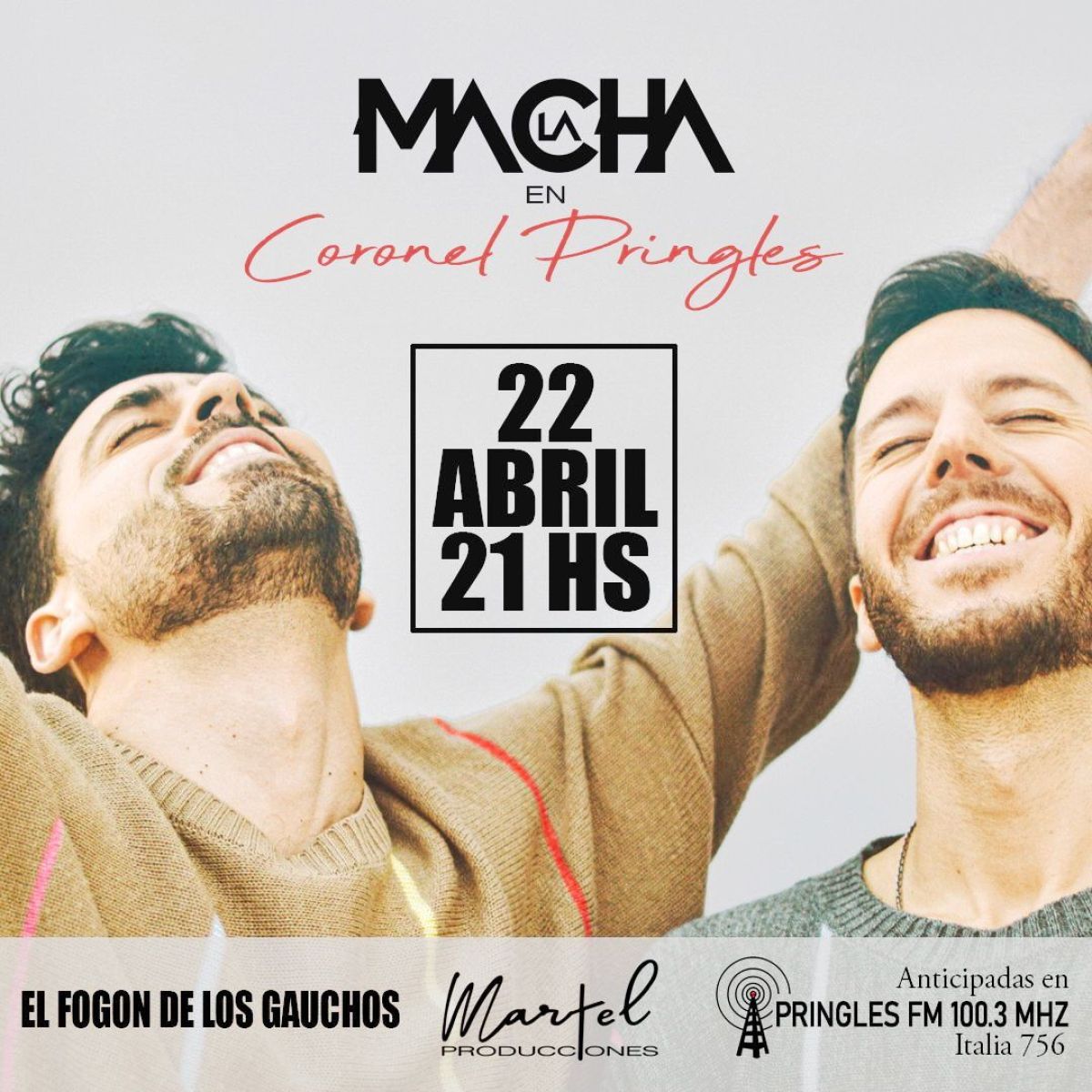 Este viernes, show de La Macha en el Fogón de los Gauchos | El Orden de ...
